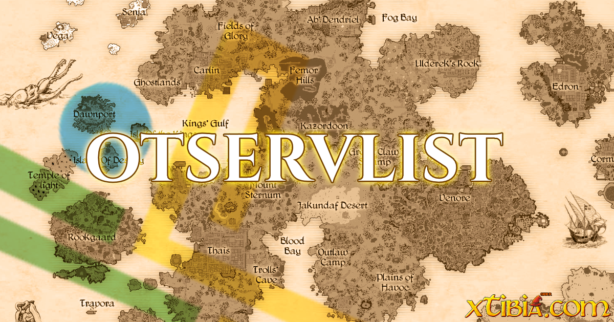 OTServList - Open Tibia Server List | Your Daily Source of Best Open ...